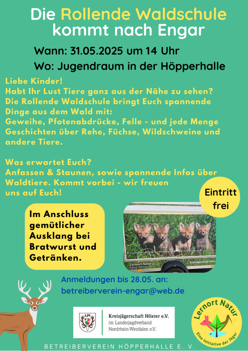 Rollende Waldschule am 31.05.2025 - Engar